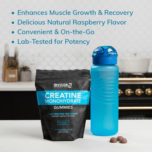 Creatine Monohydrate Gummies | Invigor8 | Strength & Recovery Supplement