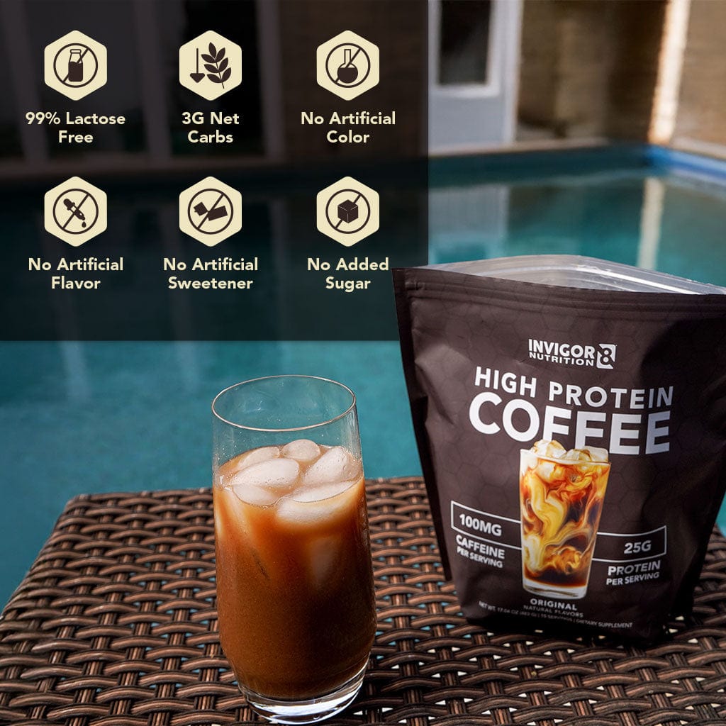 INVIGOR8 High Protein Coffee | Original Flavor | 25g Protein