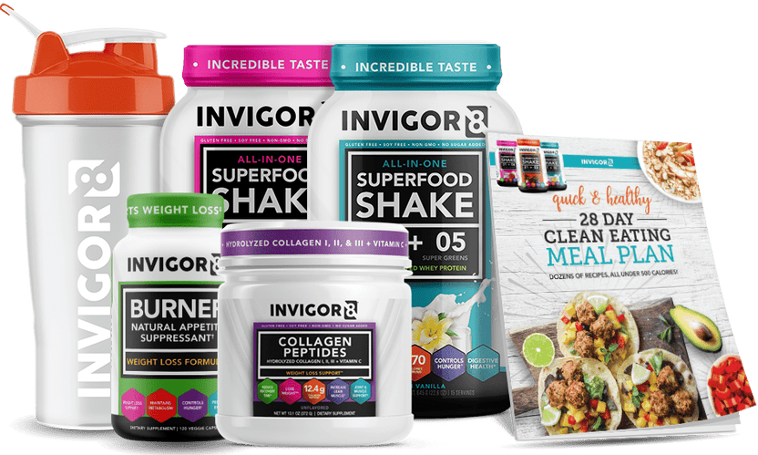 Invigor8 | Weight Loss Supplements, Grass-Fed Whey Protein Shakes